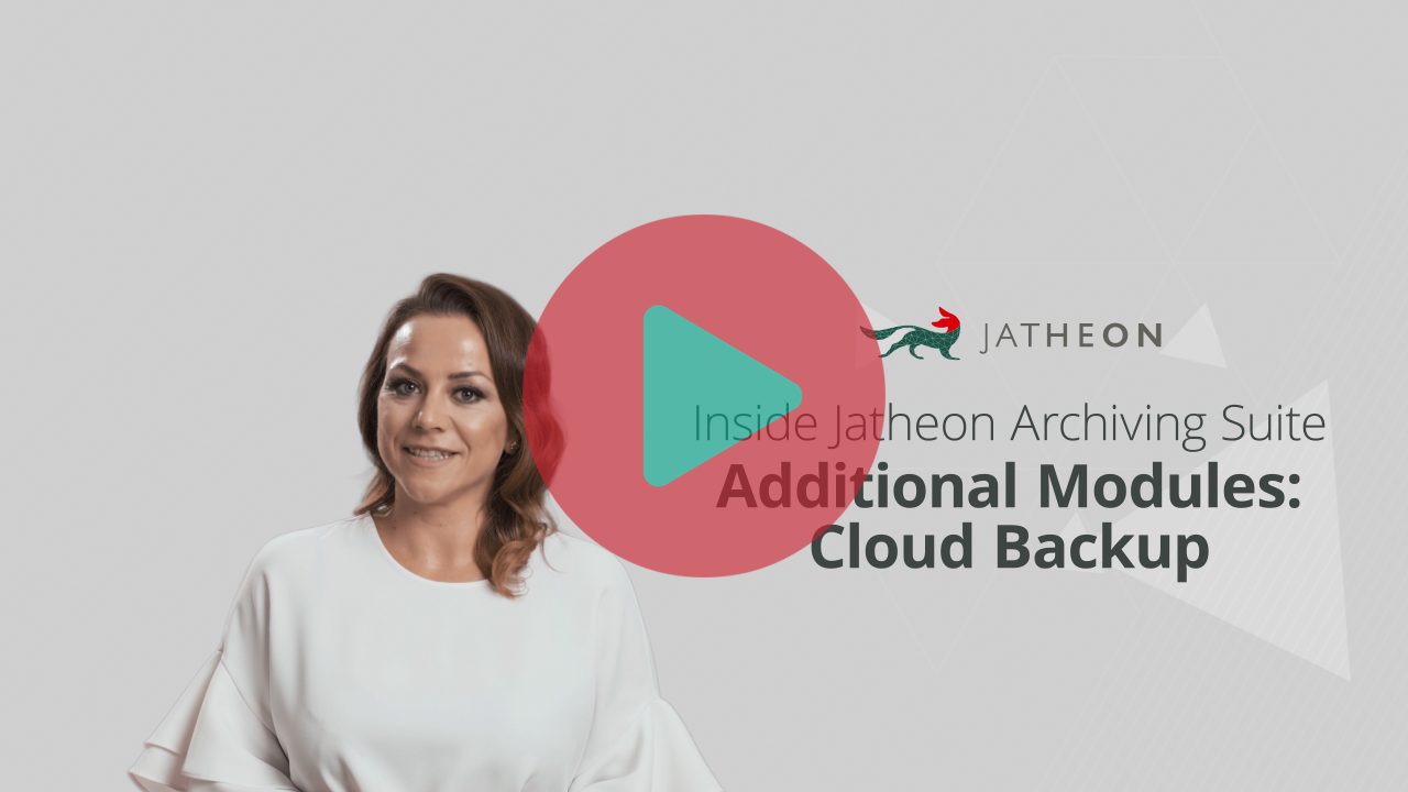On Premise Email Archiving Cloud Backup Module 5875