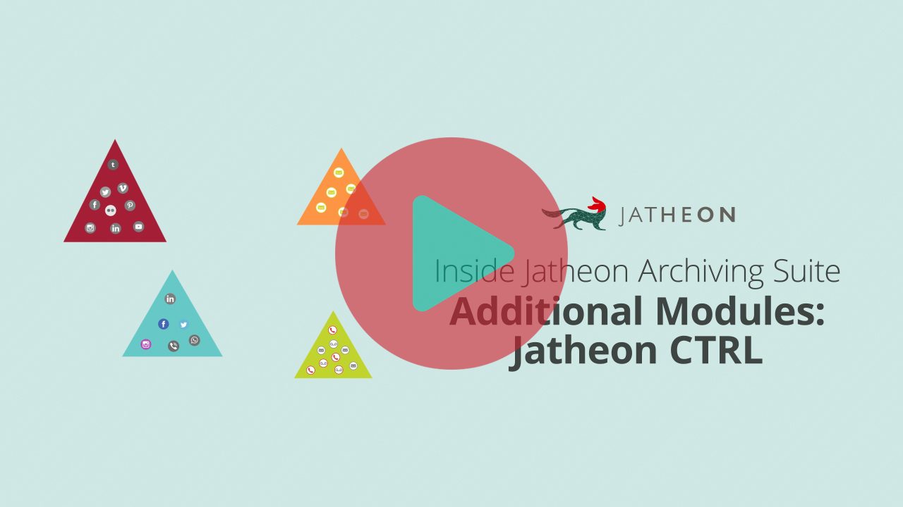 On-Premise Email Archiving - Jatheon CTRL Module