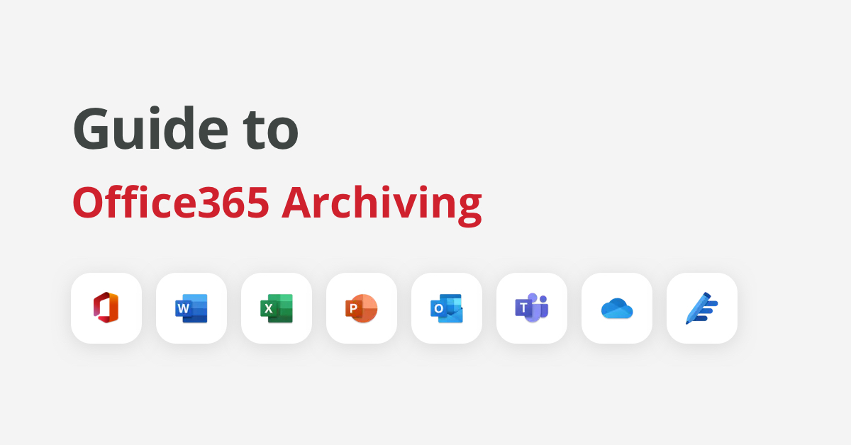 Guide to Office365 Archiving