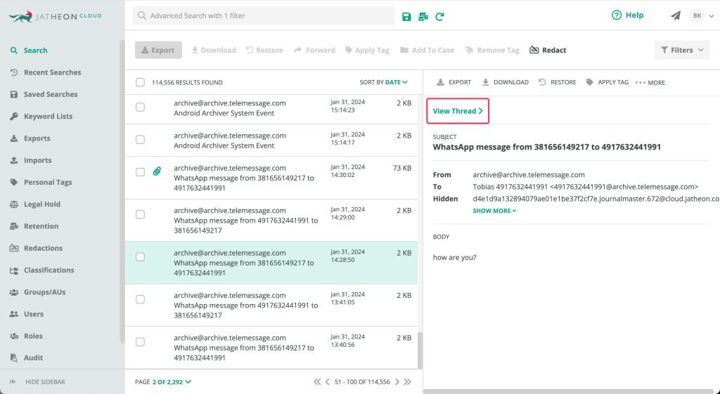 Conversation Threading, Audio Transcription and More Updates
