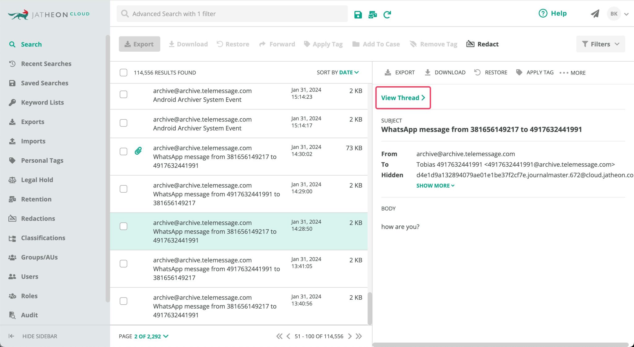 Conversation Threading, Audio Transcription and More Updates